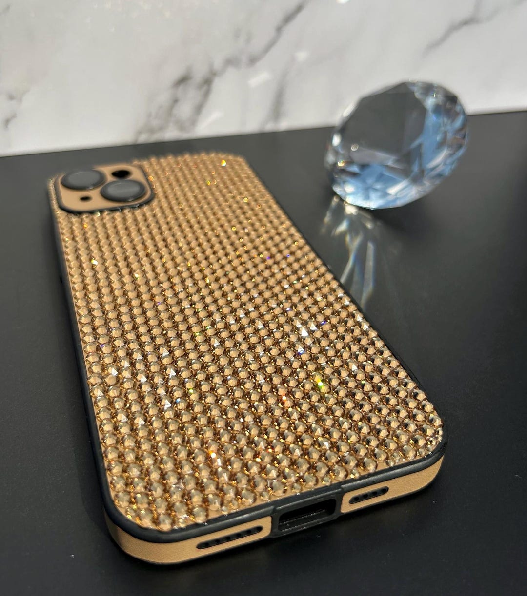 Luxury European Crystal iPhone Case, Handmade Sparkly Protective Cover ...