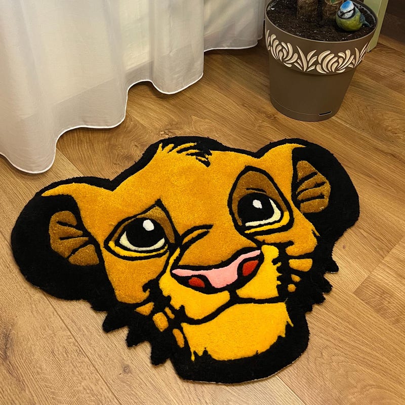 Lion Rug - Etsy