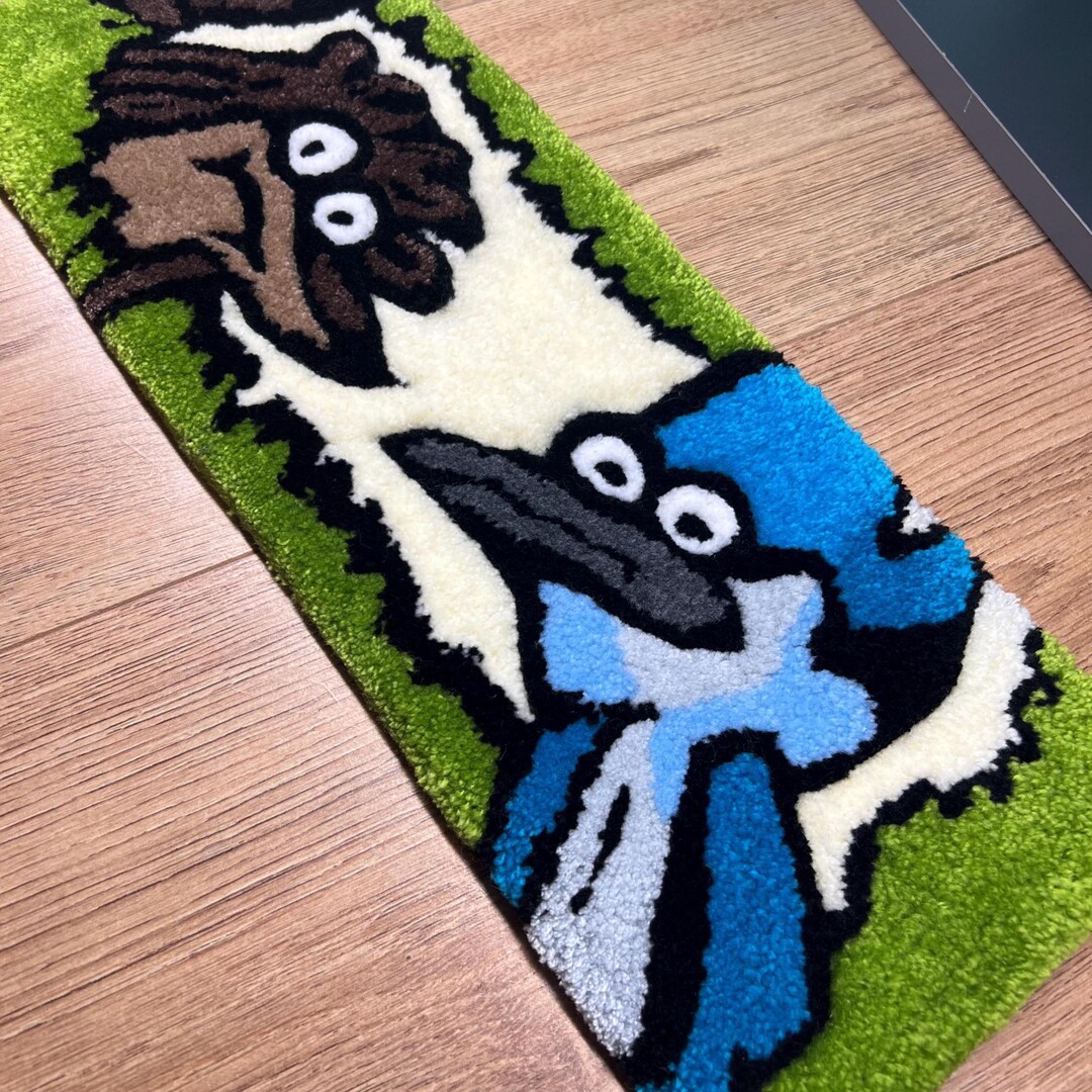 Keyboard Rug + Wrist Rest With Fluffy Mouse Pad Gift – Handmade Desk ...