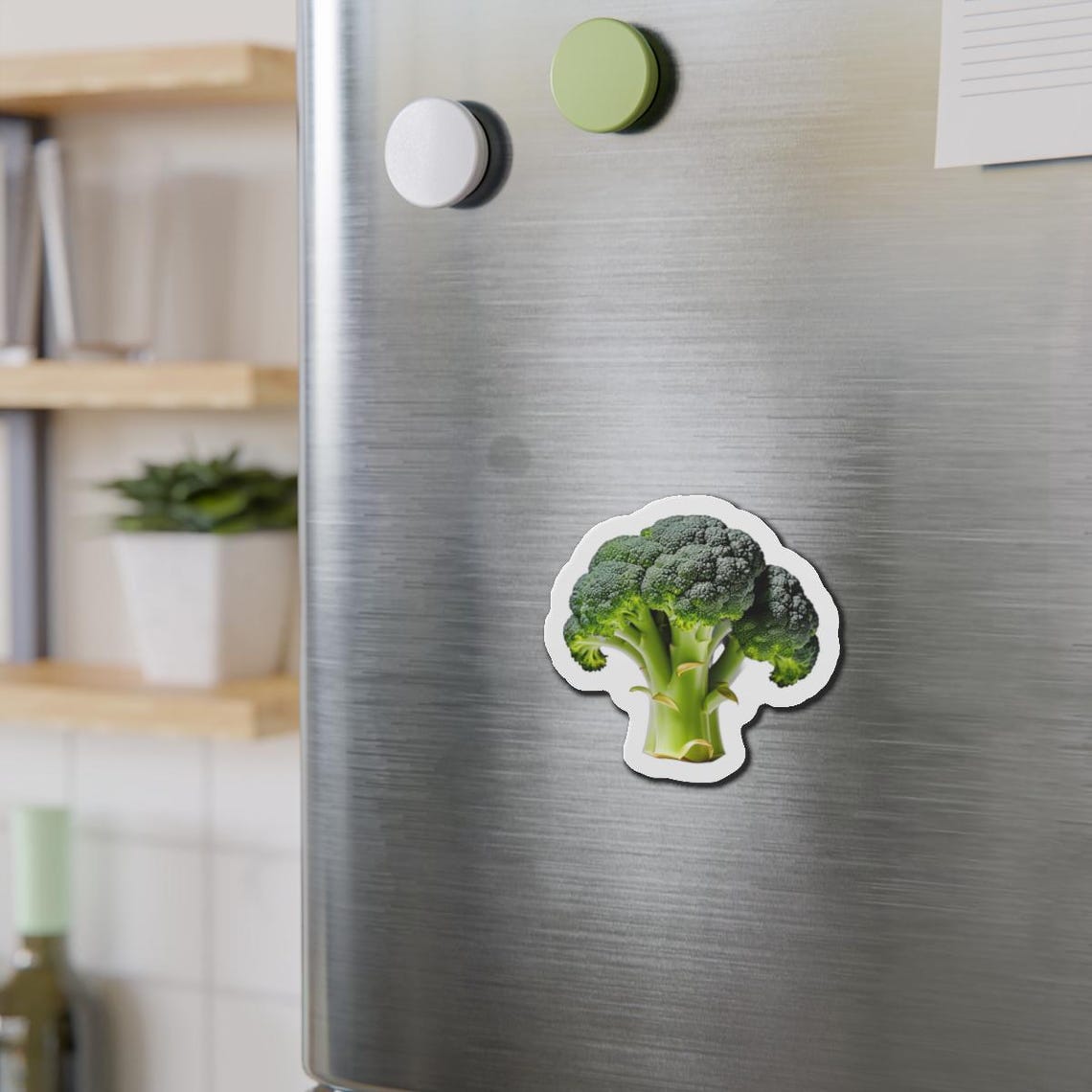 Nutritious Broccoli Die-cut Magnet - Etsy