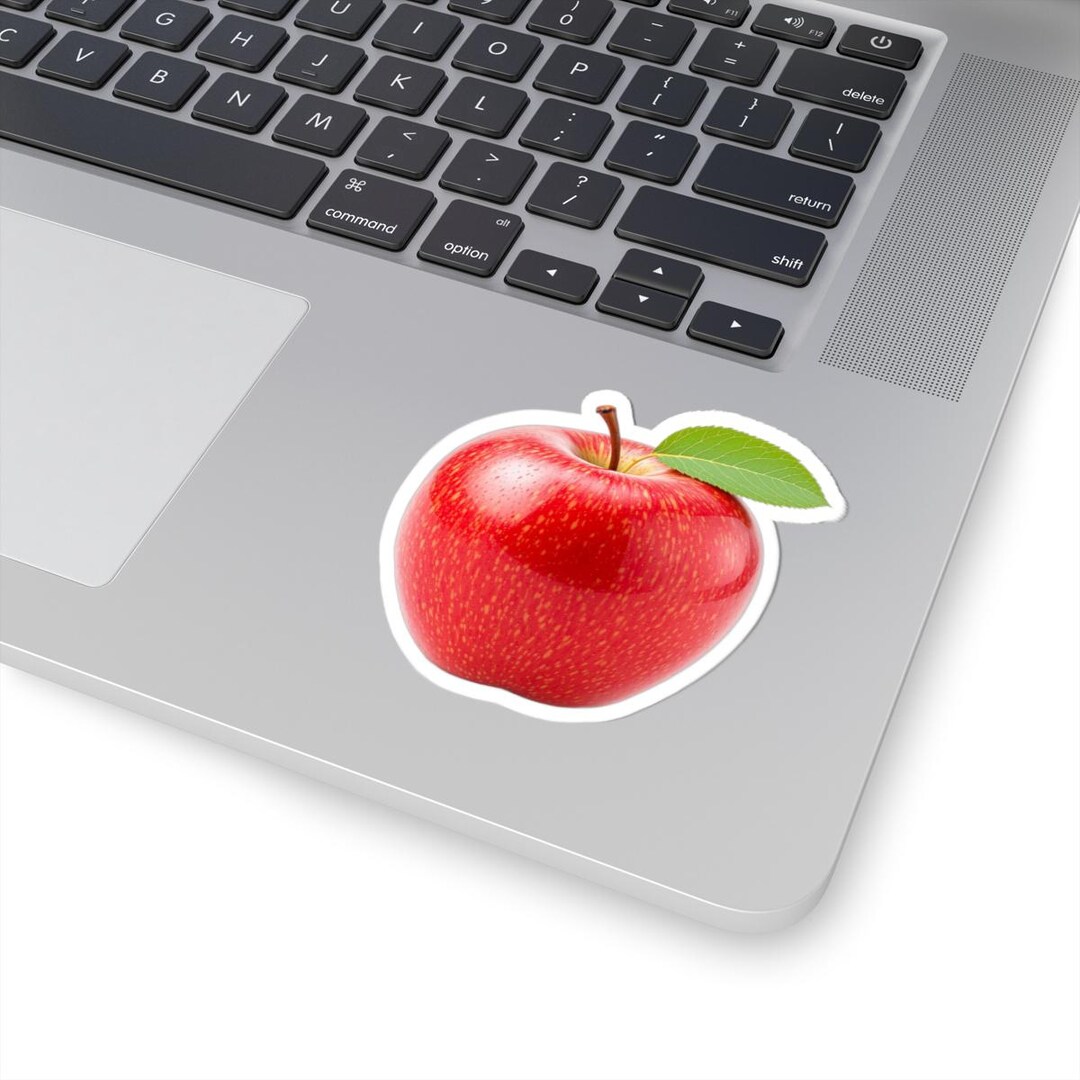 Red Delicious Apple Sticker for Fun and Whimsical Decor - Etsy