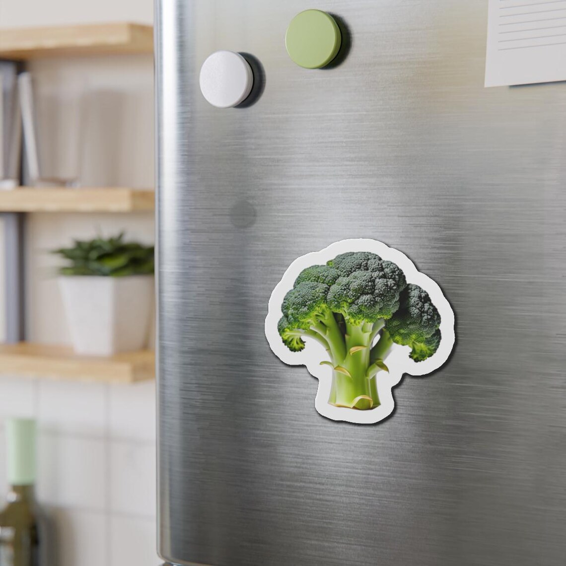 Nutritious Broccoli Die-cut Magnet - Etsy