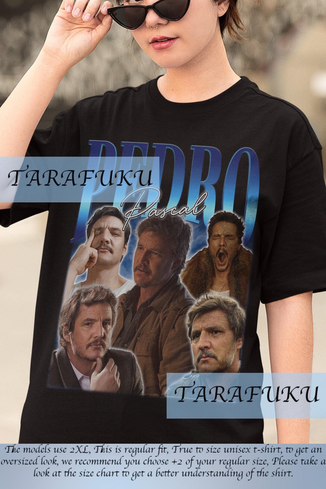 Pedro Pascal Tshirt, Pedro Pascal Shirt, Pedro Pascal Retro Shirt ...