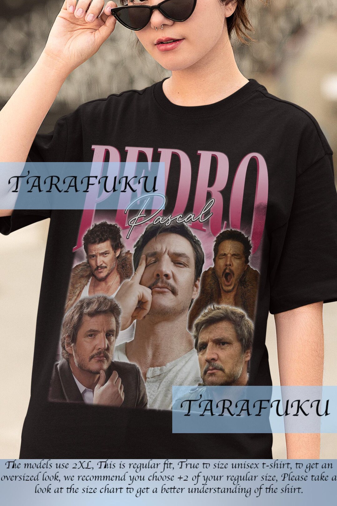 Pedro Pascal Tshirt, Pedro Pascal Shirt, Pedro Pascal Retro Shirt ...