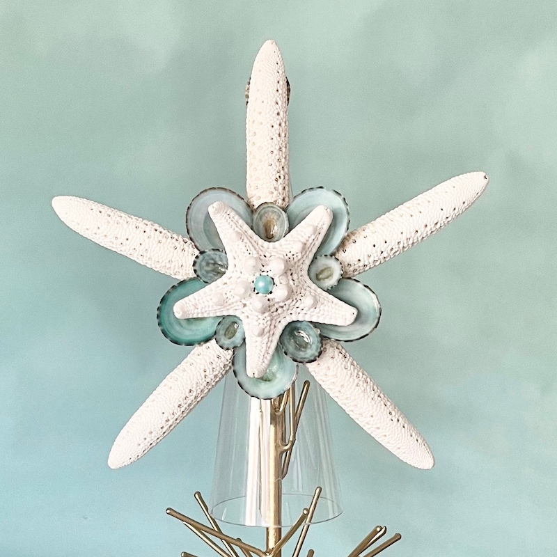 Starfish Tree Topper - Etsy