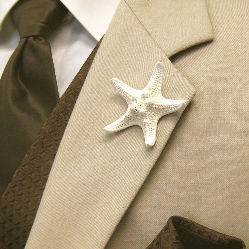 Starfish Boutonniere - Etsy