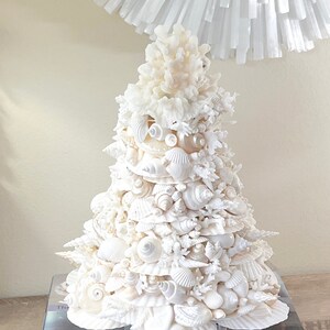 Seashell Christmas Tree Ready to Ship Coastal Beach Decor Holiday ...