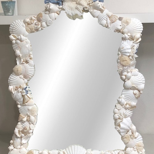 Beach Decor Seashell Mirror Made to Order - Etsy