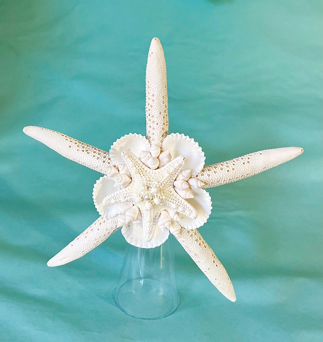 Starfish Christmas Tree Topper – Coastal Beach Decor - Etsy