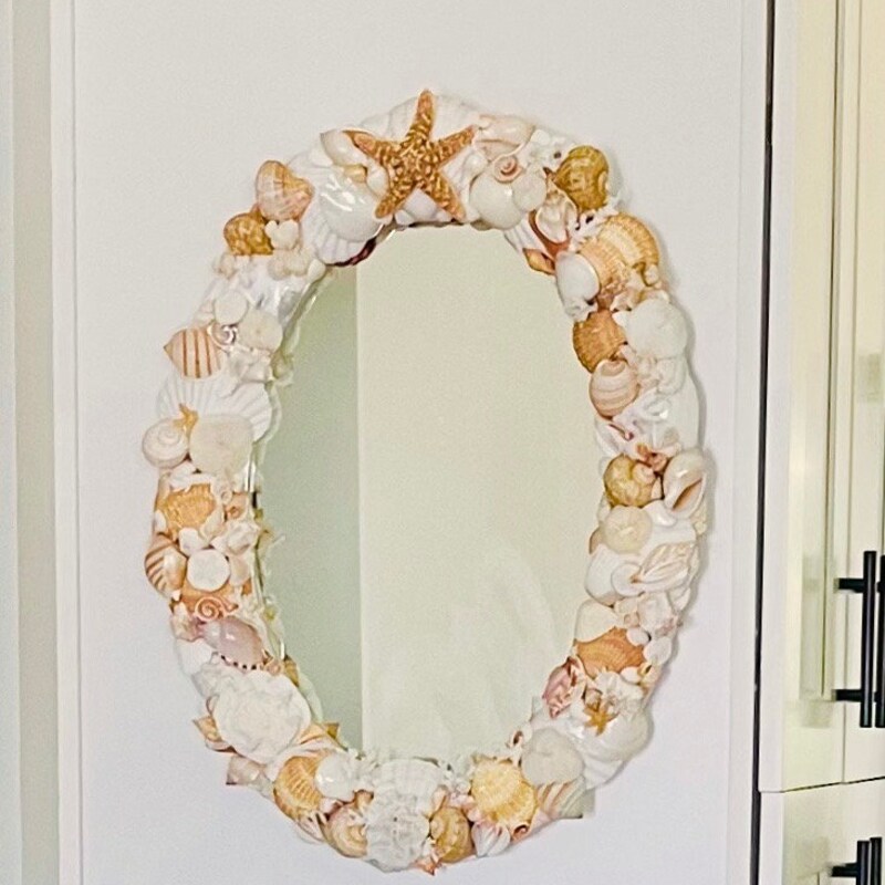 Sea Shell Wall Mirror - Etsy