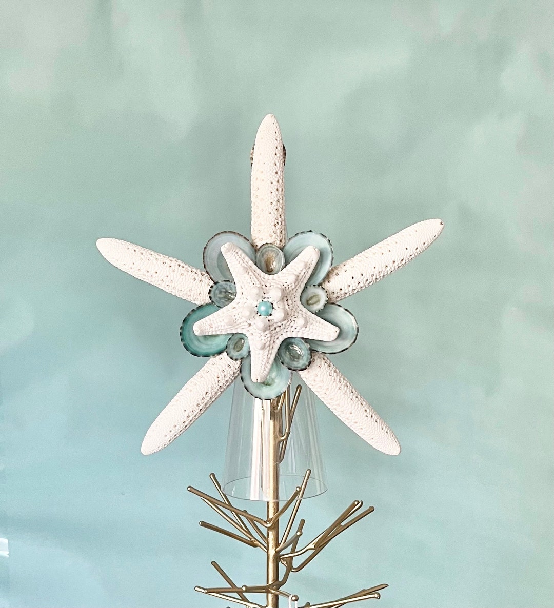 Starfish Christmas Tree Topper Christmas Decoration Beach Decor ...