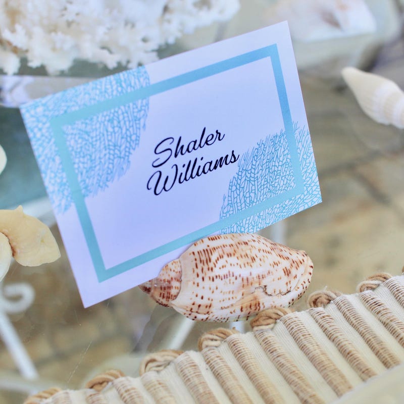 Seashells Place Setting - Etsy