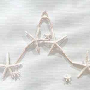 Beach Decor - Starfish Garland - Coastal Door Decor Star Fish Natural ...