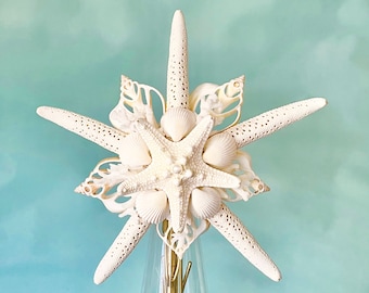 Coastal Tree Topper, Beach Tree Topper, Starfish Tree Topper, Beach ...