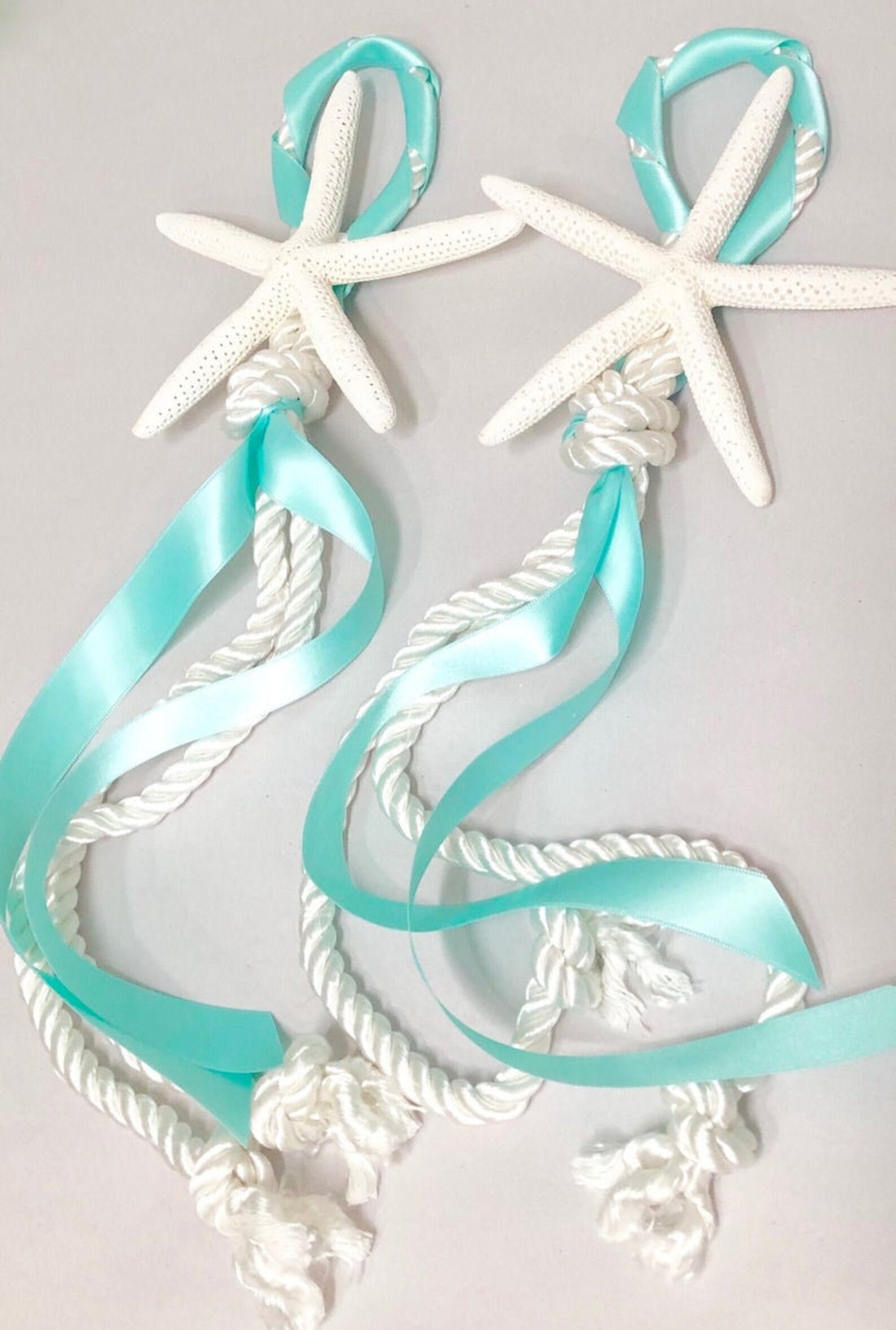 Beach Wedding Decor 10 Starfish Chair Decorations With White | Etsy