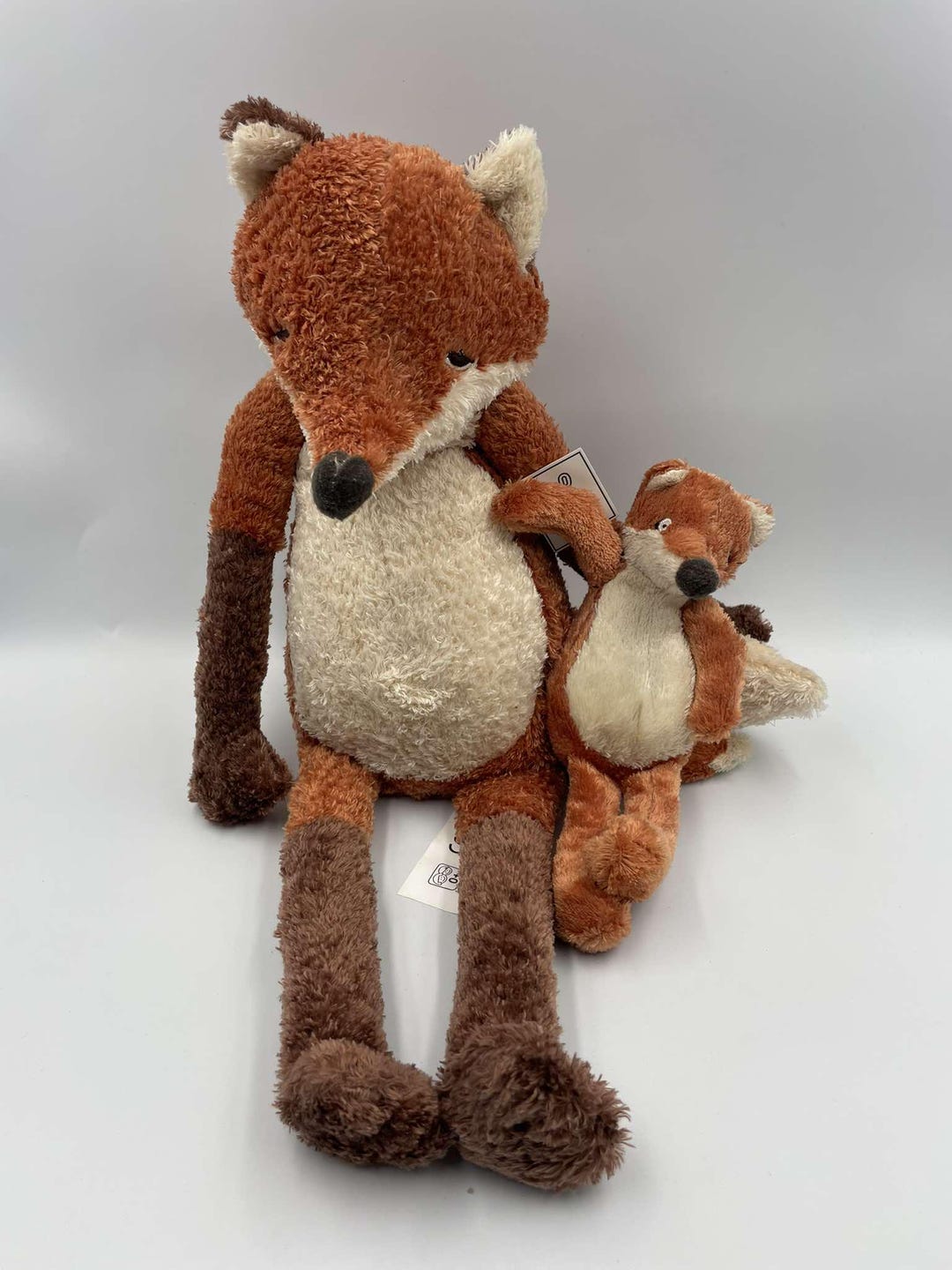 IKEA Vintage Klappar Rav Fox Original Mom and Baby Plush Soft Toy 17 ...