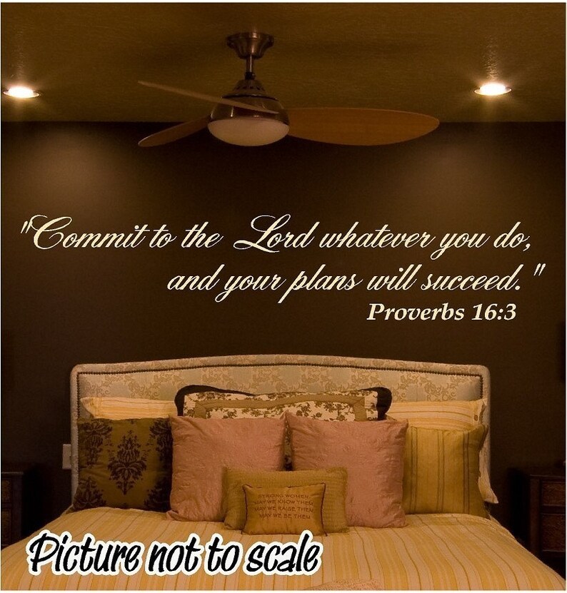 BIBLE VERSE - SCRIPTURE - Custom Interior - Wall Decal - Etsy
