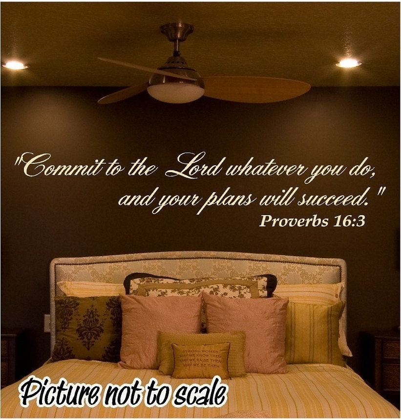 BIBLE VERSE - SCRIPTURE - Custom Interior - Wall Decal - Etsy