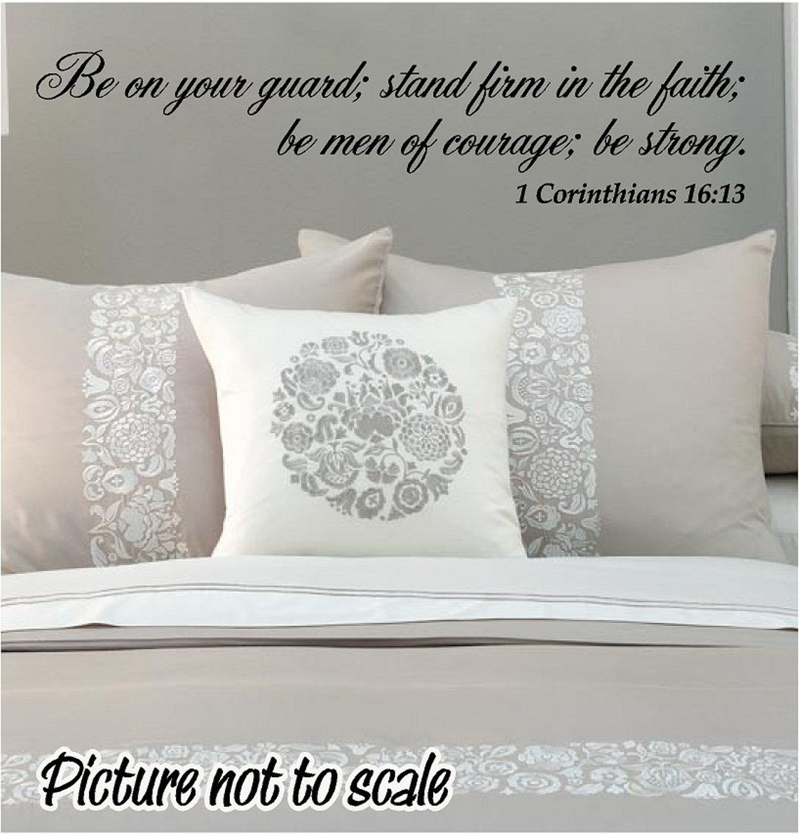 Custom Interior WALL DECAL Your Favorite Bible Verse - Etsy
