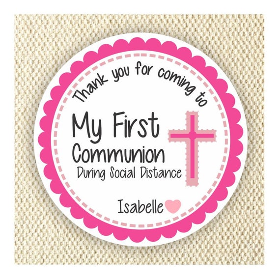 My First Communion Stickers- Communion during Social Distance Stickers ...