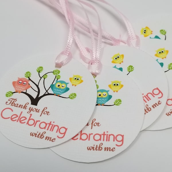 Owl Favor Tags - Etsy