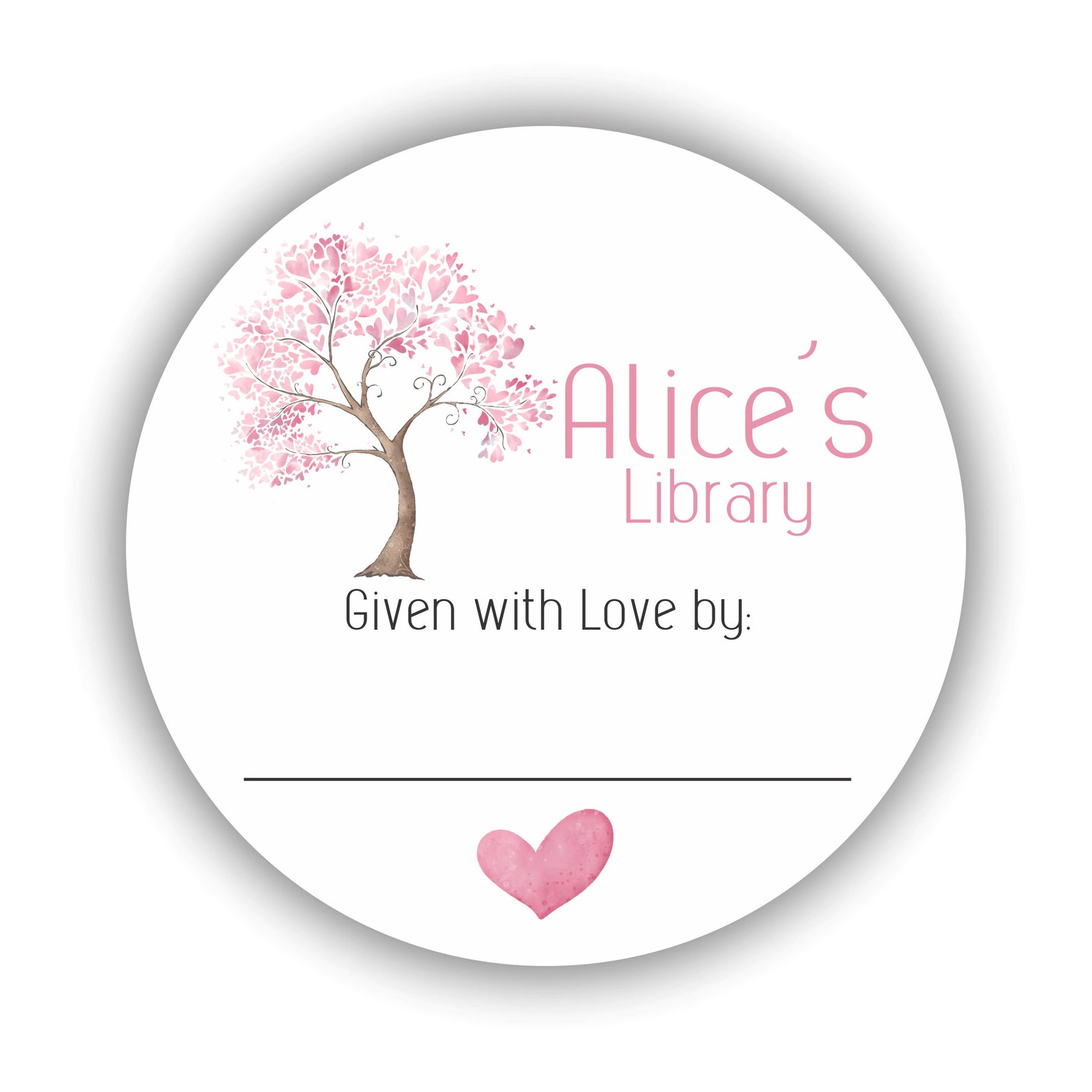 Baby's First Library Stickers, Bookplate Stickers Baby Shower, Sticker ...
