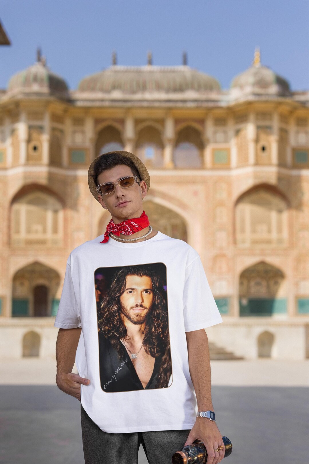 Can Yaman T-shirt, Bold Portrait Design, Unisex Stylish Gift Idea ...