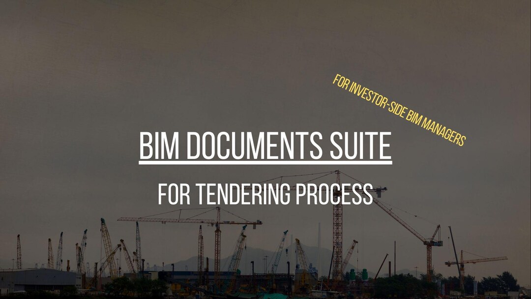 BIM Documents Suite - Templates for Investor-side BIM Managers - Etsy