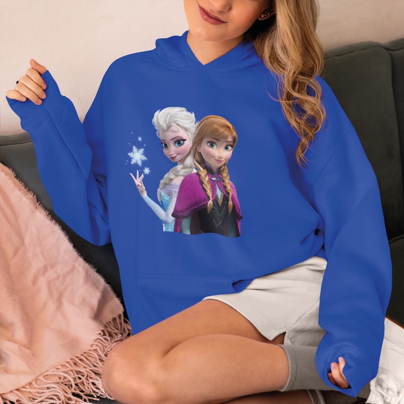 Elsa and Anna DTF Transfer: Princess Shirt Design - Etsy