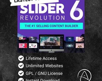 Slider Revolution Responsive Wordpress Plugin V6.7.23 - Etsy