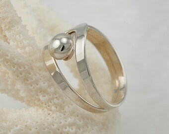 Handmade Sterling Silver Ring Silver Circles Ring Circle | Etsy