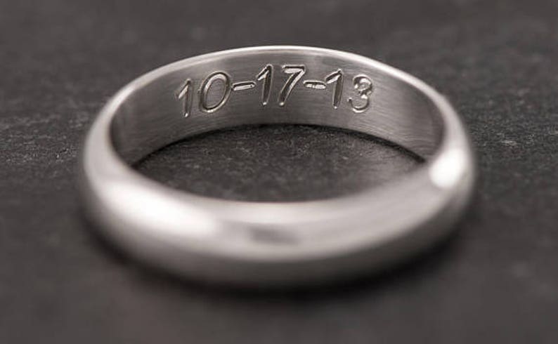 Wedding Ring Engraving Add Custom Ring Engraving Engraving - Etsy