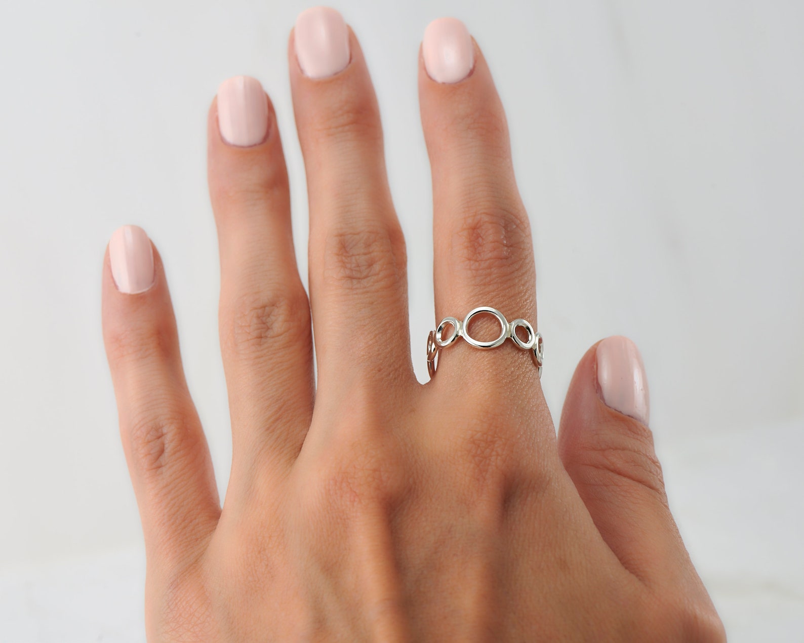 Handmade Sterling Silver Ring silver Circles Ring Circle - Etsy