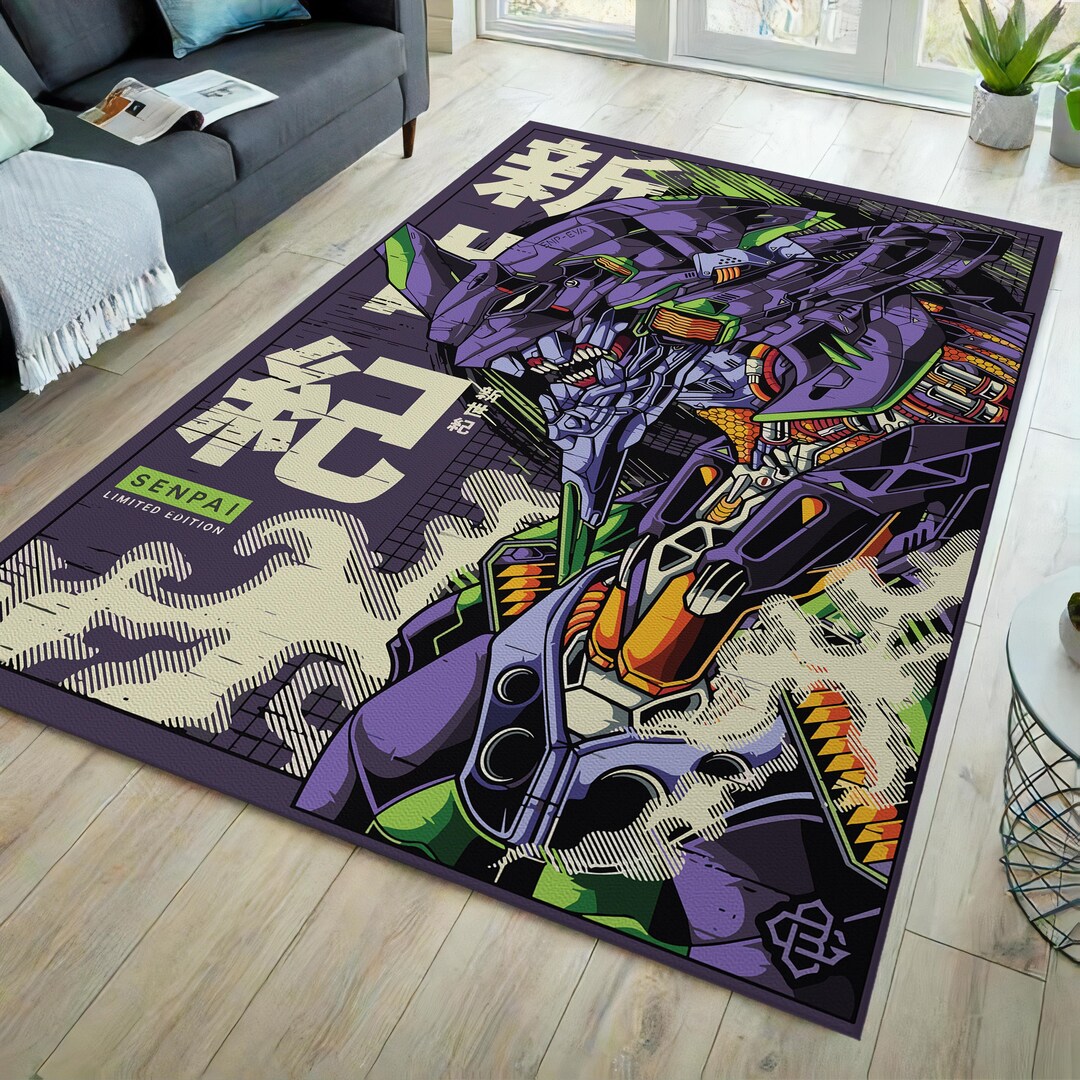 Anime Rug, Anime Themed Rug, Anime Poster Rug, Japanese Rug, Anime ...