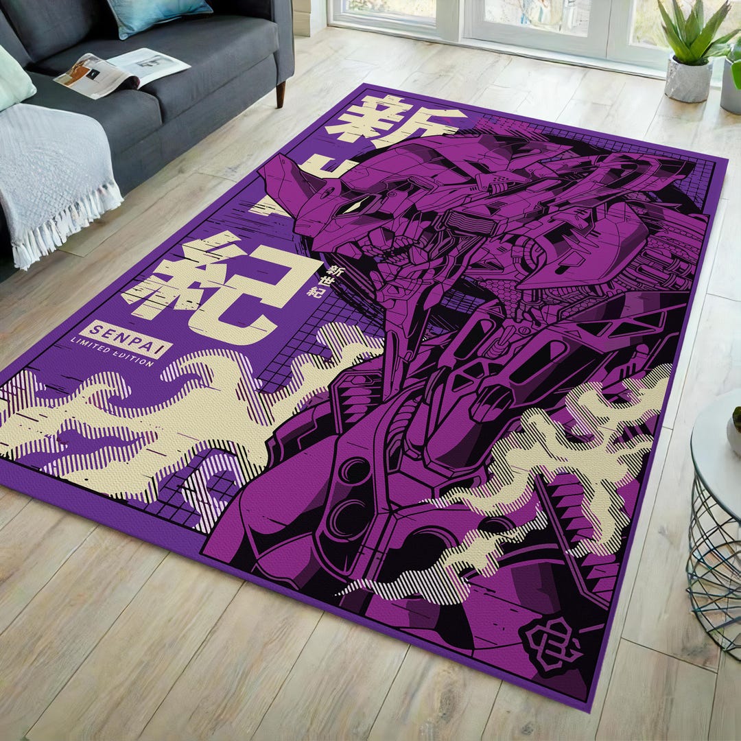 Anime Rug, Anime Pattern Rug, Anime Poster, Japanese Rug, Anime Figure ...