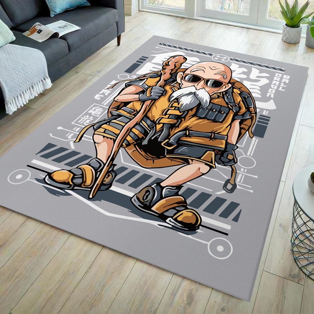 Anime Character Rug, Anime Themed Rug, Anime Poster, Japanese Rug, Rug ...