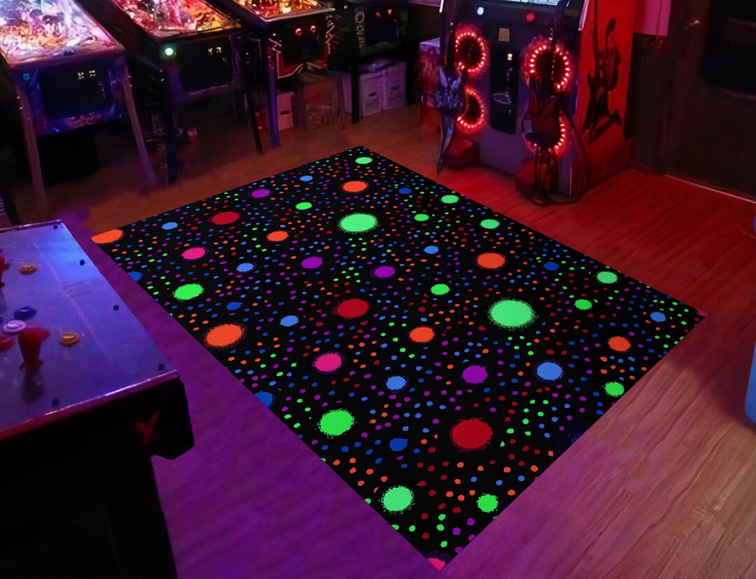 Arcade Rug, Pattern Rug, Game Rug, Game Room Rug, Game Room Decor ...