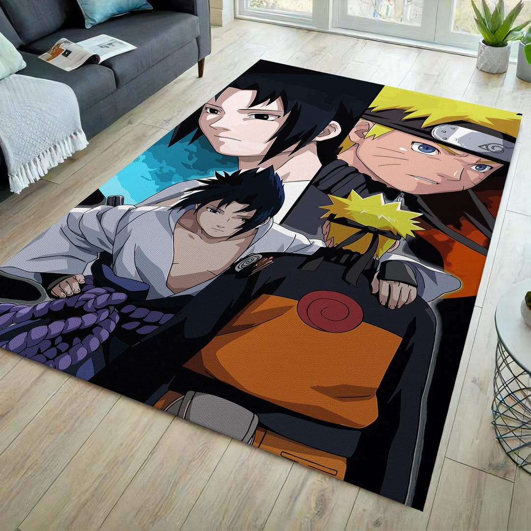 Anime Characters Rug, Anime Rug, Manga Rug, Anime Figure Rug, Anime ...
