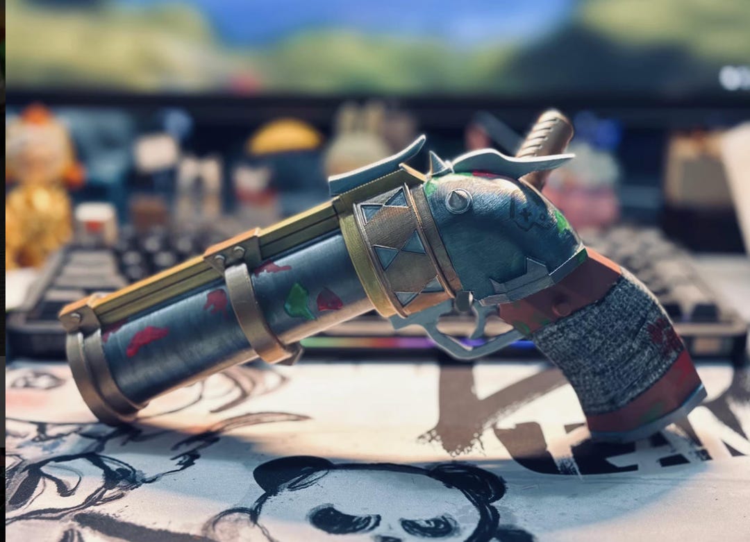 Arcane Jinx Handgun Replica Arcane Replica League of Legends Replica ...