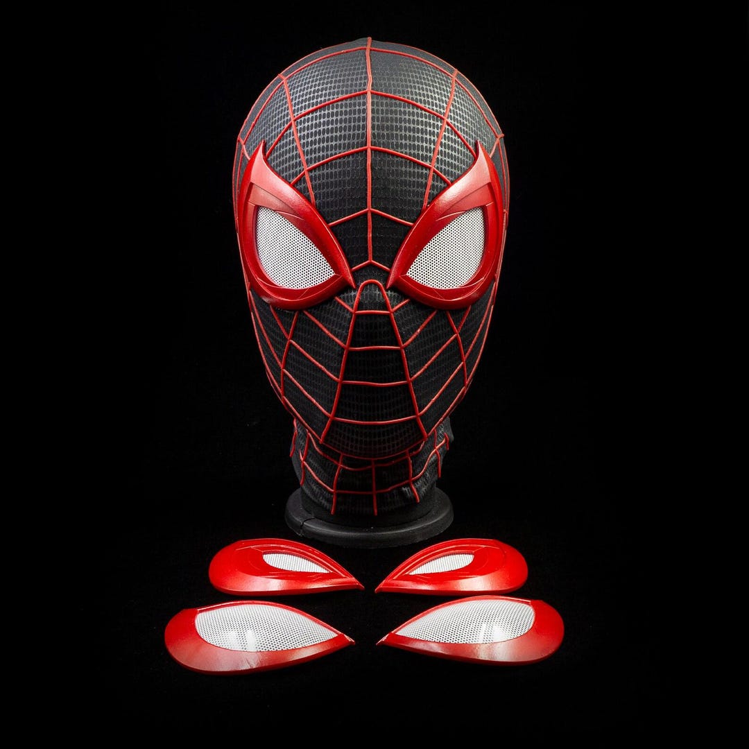 Marvel's Spider-man Miles Morales Life Size Wearable Mask - Etsy UK