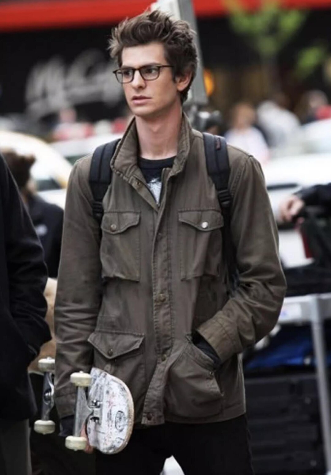 Andrew Garfield Jacket Peter Parker Jacket the Amazing Spider-man Mask ...