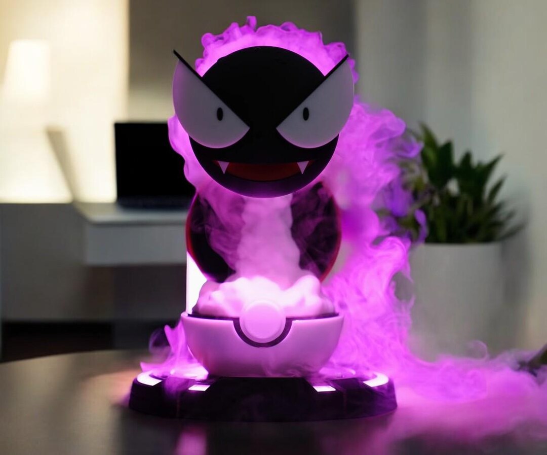 Gastly Luminous Humidifier, Personalized 3D Printed Cool Decor Desk ...