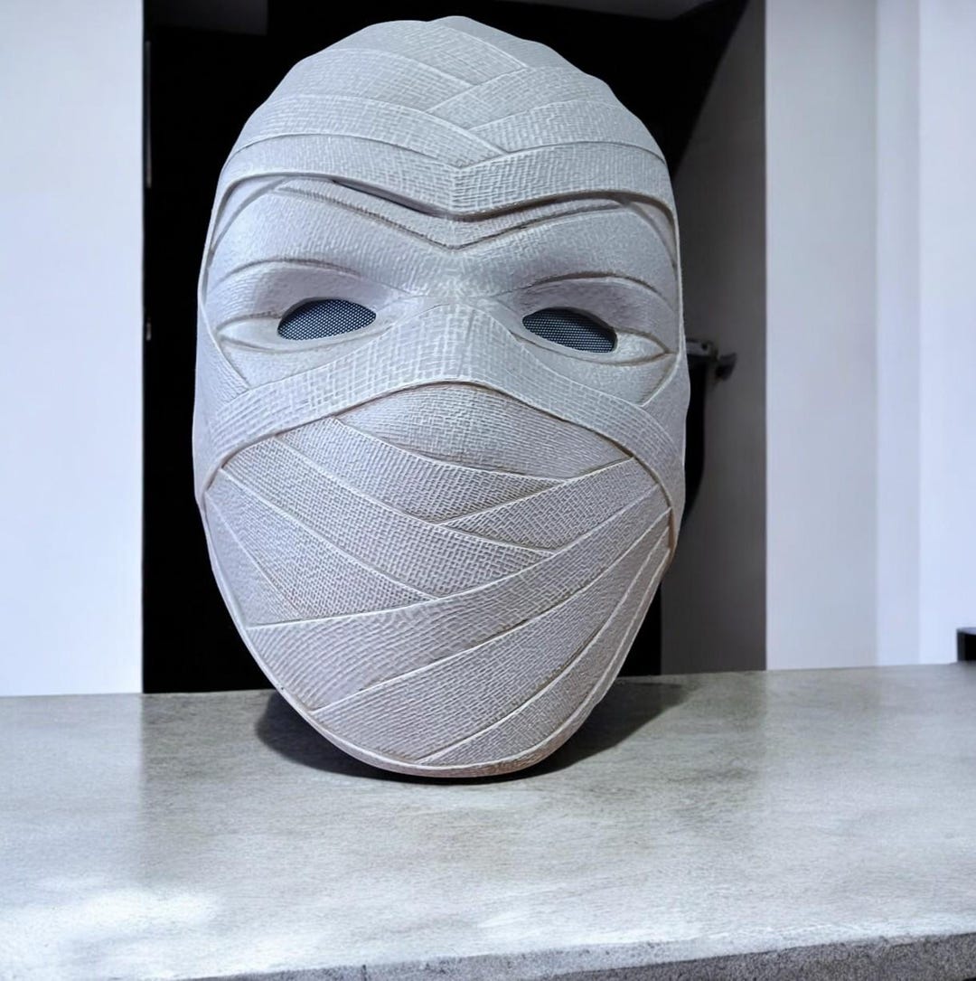 Moon Knight 1:1 Scale Helmet Customized /handcrafted Moon Knight Movie ...