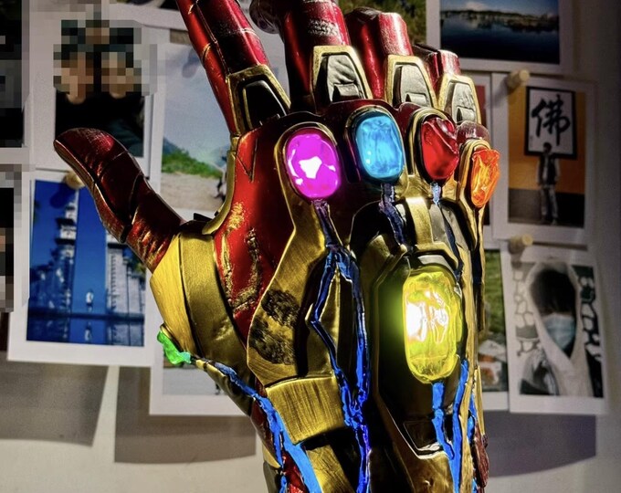 Iron Man Infinity Gauntlet Iron Man Nano Gauntlet Iron Man Props Iron ...