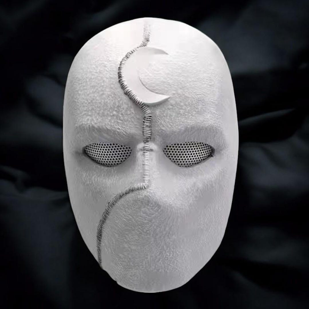Mr Knight Helmet Moon Knight Movie Replica Moon Knight Props Daredevil ...