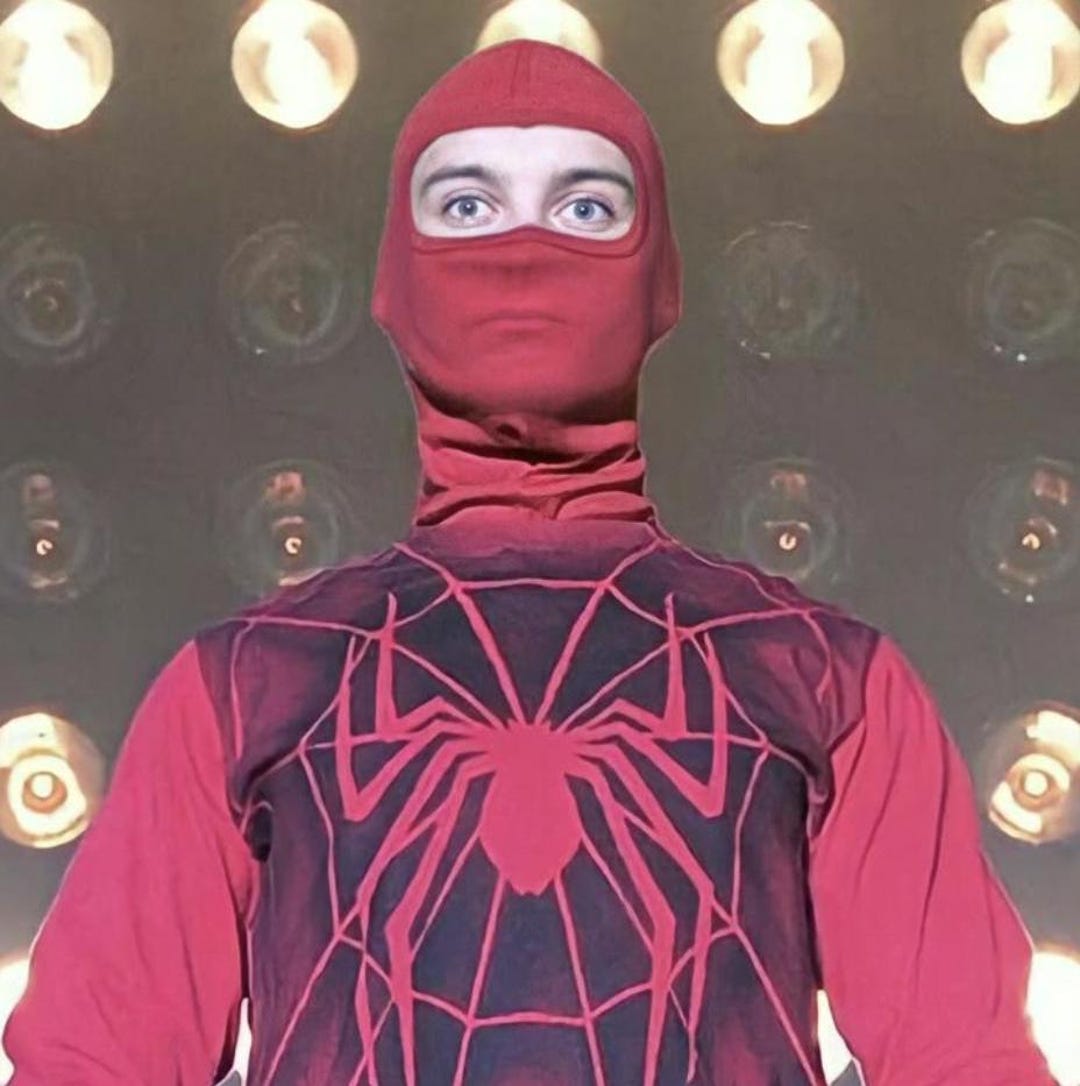 Tobey Maguire Spider-man Life Size Wearable Mask Sam Raimi Spider-man ...