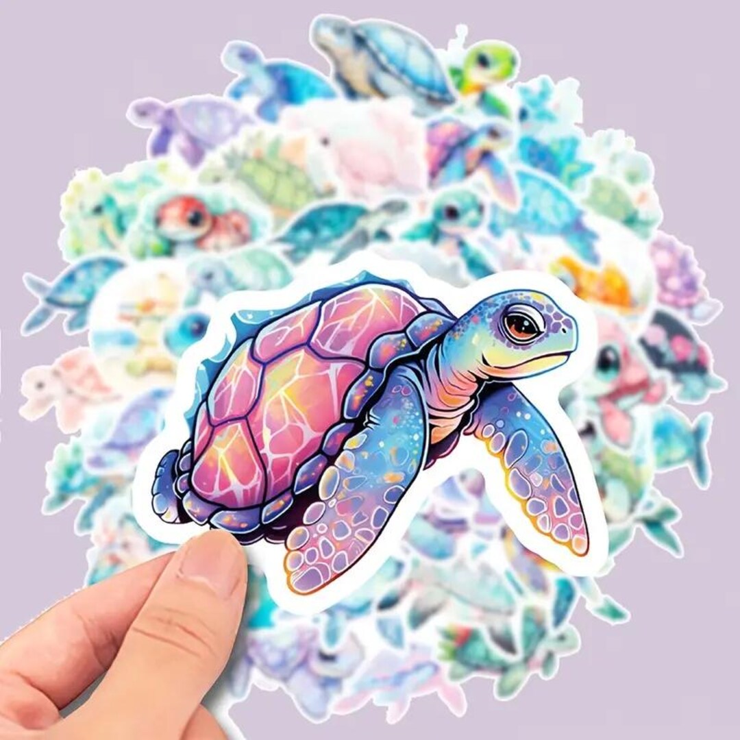 Sea Turtle Stickers | 10/20/30 Piece | Random Sticker Packs ...