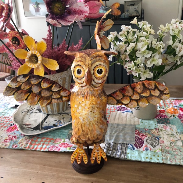 Paper Mache Bird - Etsy