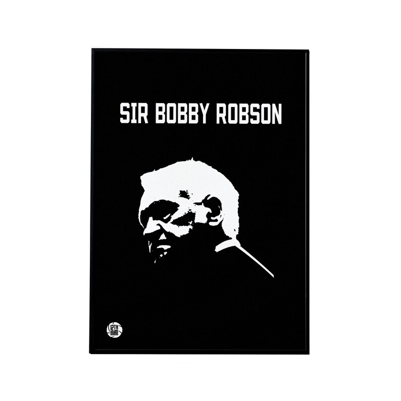Sir Bobby Robson Newcastle United Art Poster - Etsy