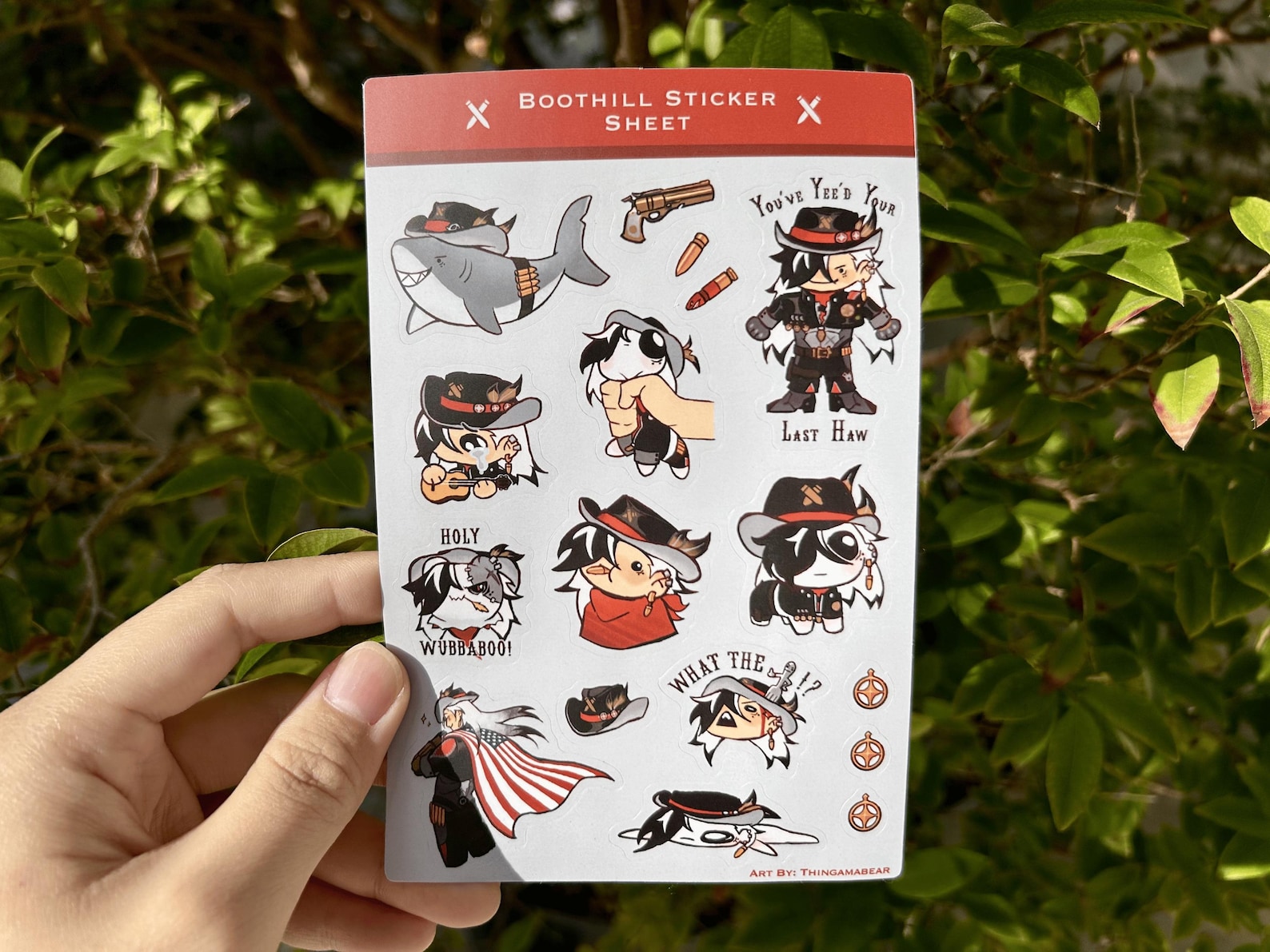 Boothill [honkai Star Rail] Sticker Sheet - Etsy